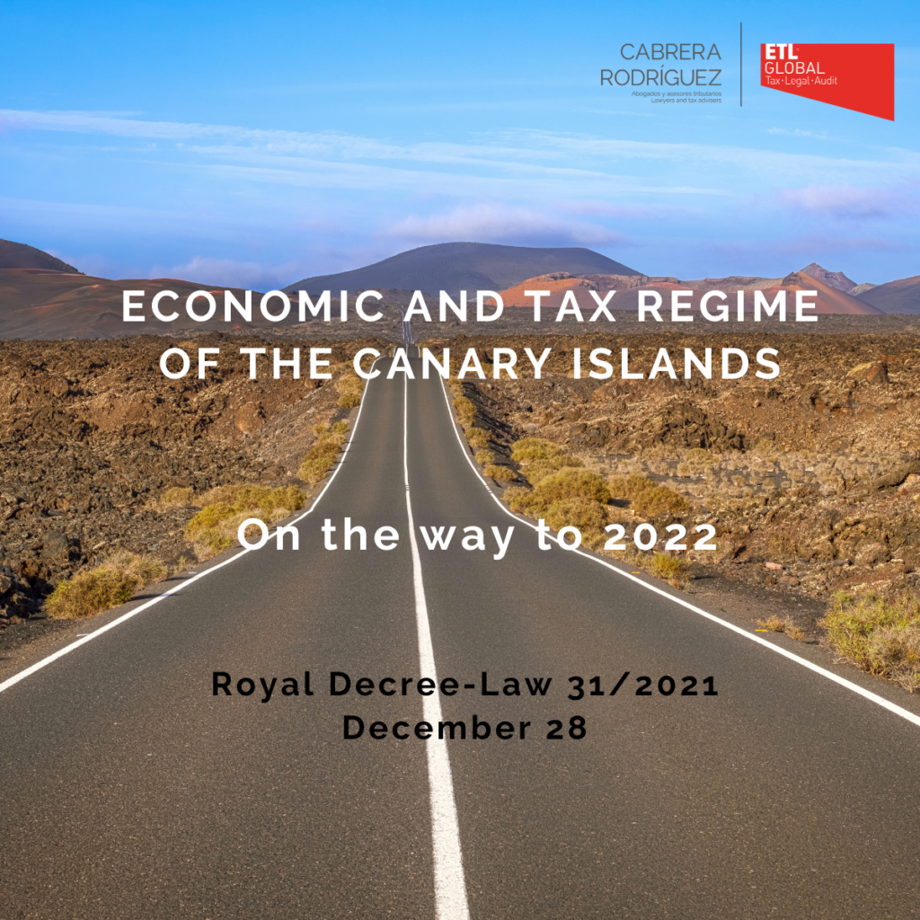 ECONOMIC AND FISCAL REGIME OF THE CANARY ISLANDS